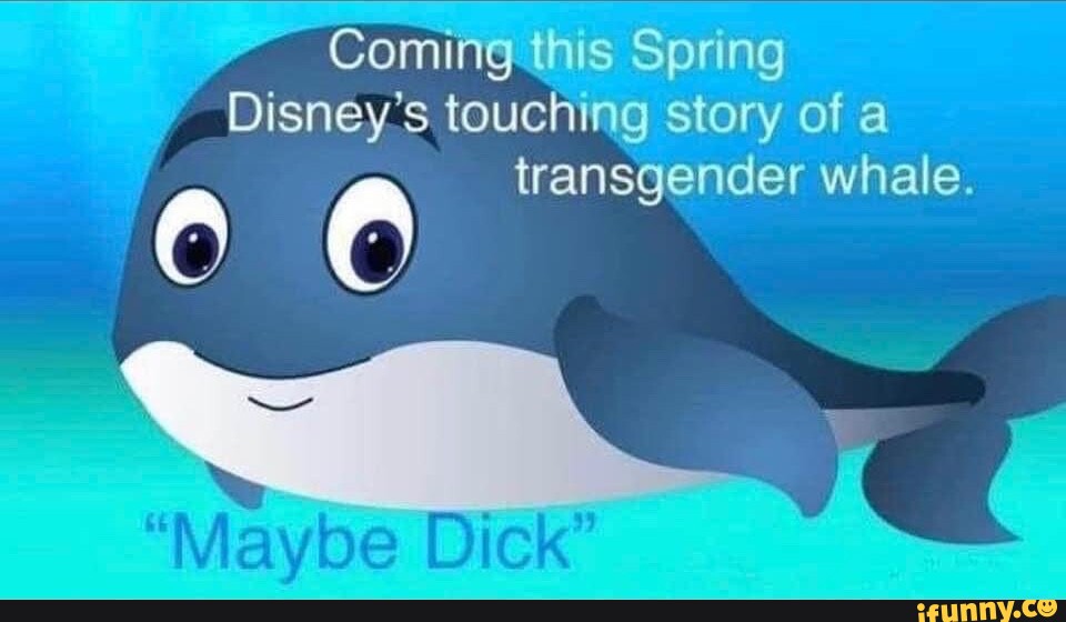 Spring Disney's touching story of a 6 transgender whale. "Maybe Dick ...