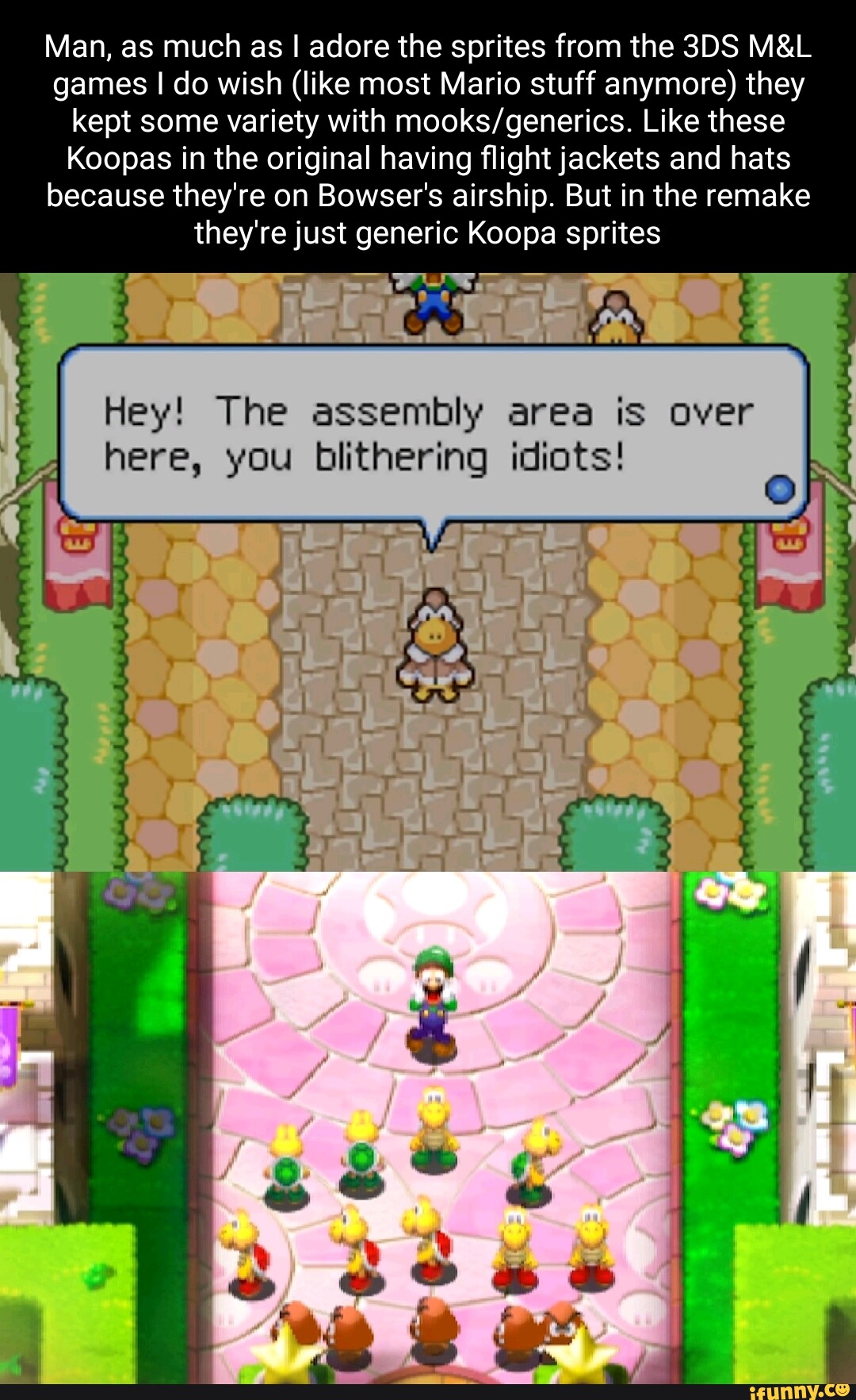 Man, as much as I I adore the sprites from the games I do wish (like ...