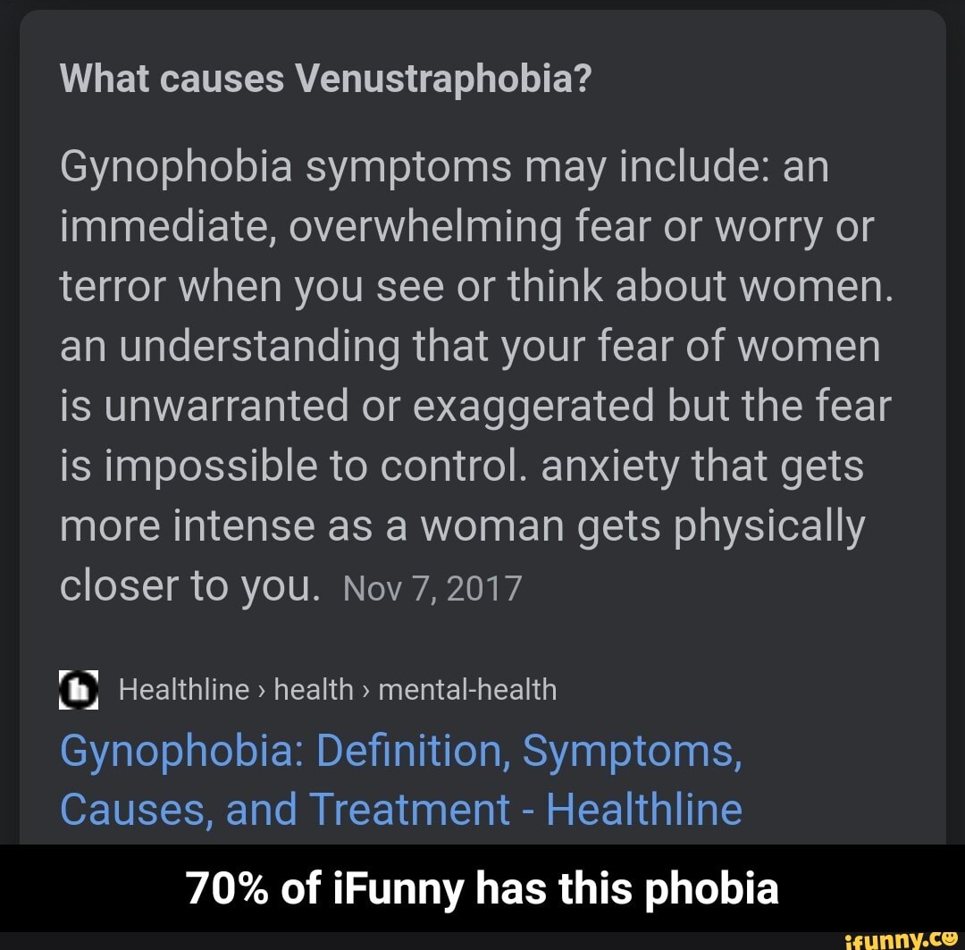Gynophobia memes. Best Collection of funny Gynophobia pictures on iFunny