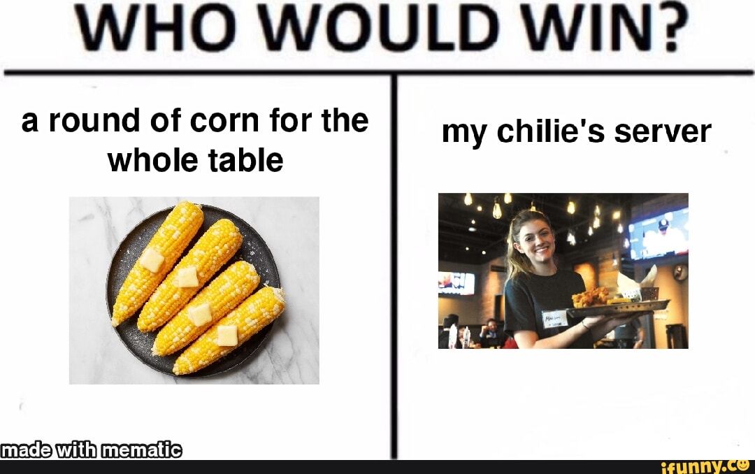 Funny Food Server Memes