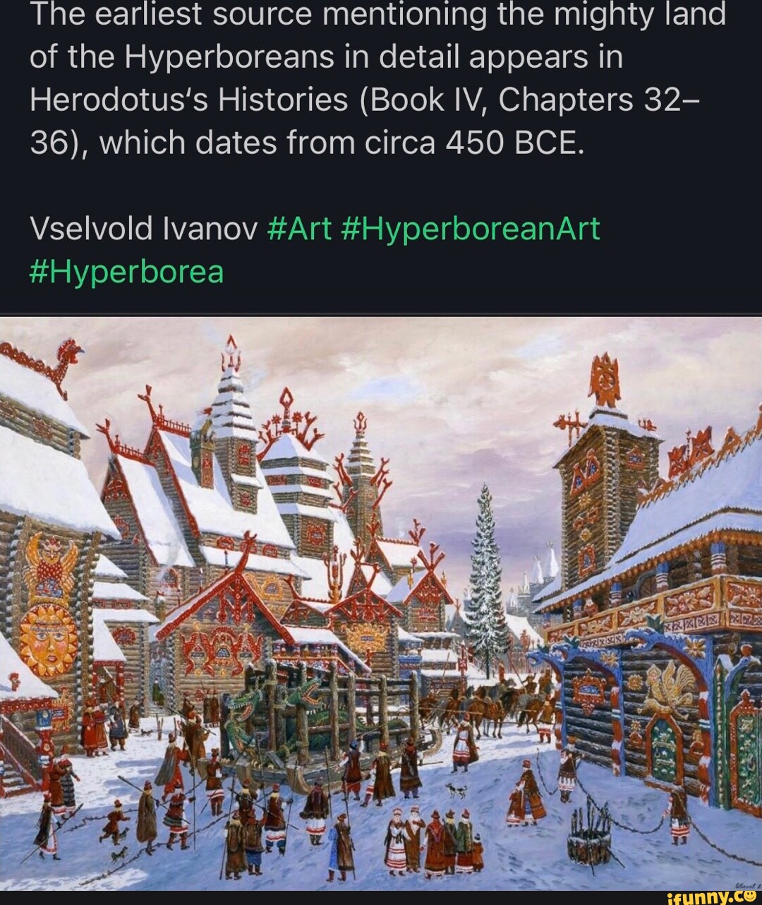 The earliest source mentioning the mighty land of the Hyperboreans in ...