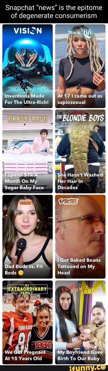 Snapchat "news" is the epitome of degenerate consumerism VISION ...