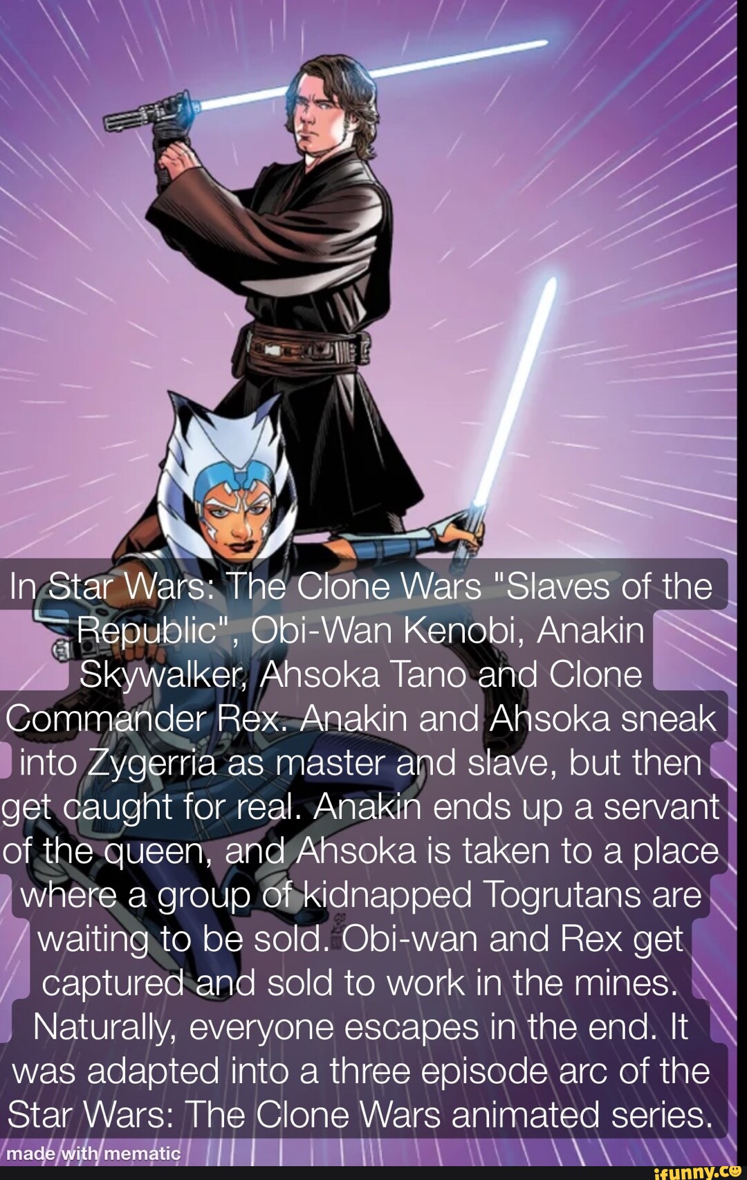 In Star Wars: The Clone Wars "Slaves of the Republic", Obi- an Kenobi ...