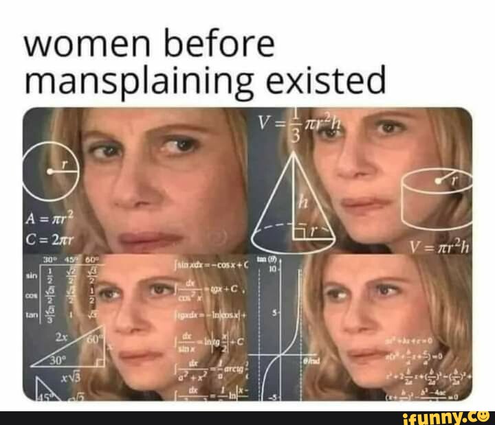 Mansplaining memes. Best Collection of funny Mansplaining pictures on ...