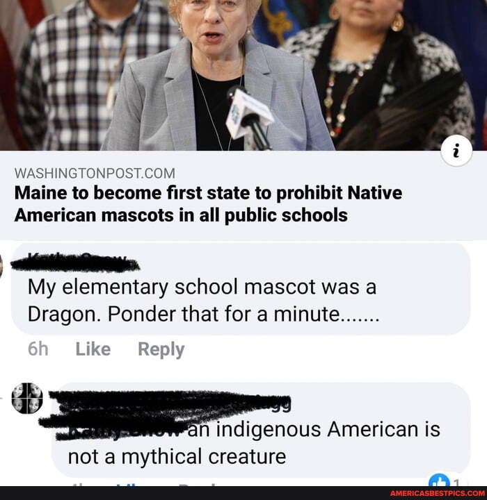 Maine to become first state to prohibit Native American mascots in all ...