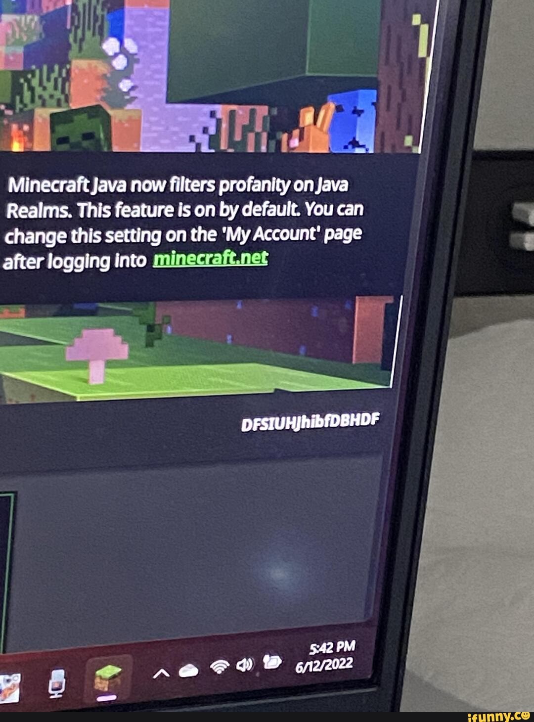 Minecraft Java now filters profanity on Java Realms. This feature is on ...