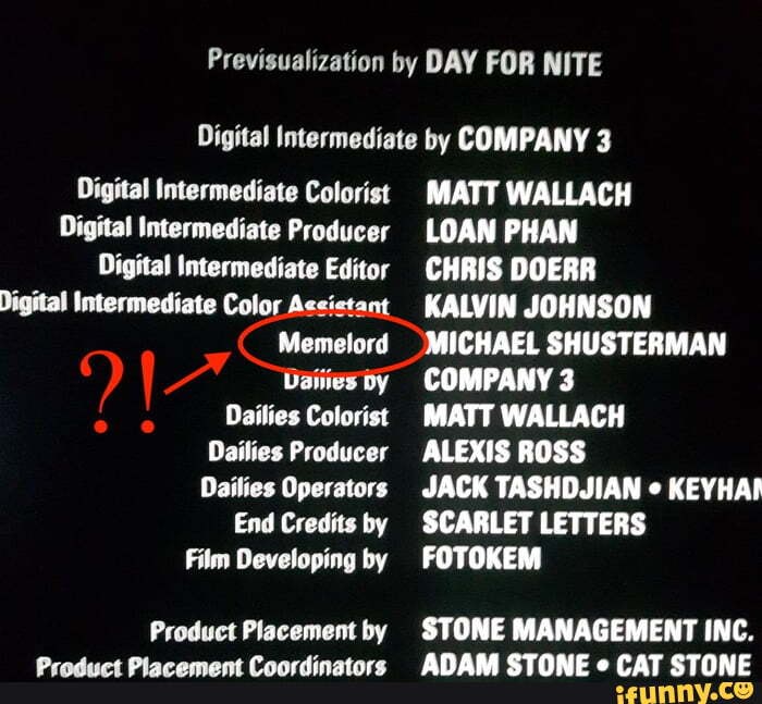 Previsualization by DAY FOR MITE Digital Intermediate by COMPANY 3 ...