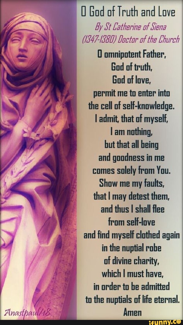 I God of Truth and Love I St Catherine of Siena (1847-1580) Doctor of ...