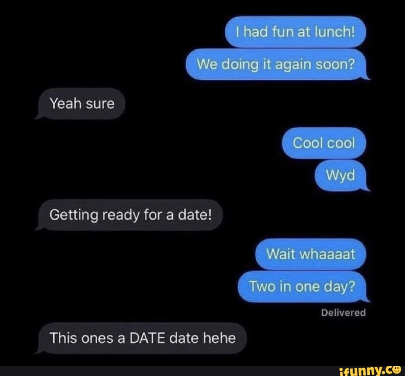 We doing it again soon? Yeah sure Cool cool Wyd Getting ready for a ...