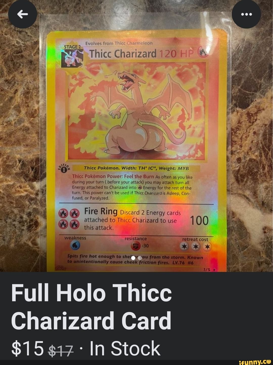 Evolves fre ' STAGE cs Thicc Charizard 120 & Thicc Pokemon. Width: TH ...