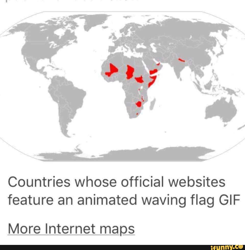 Countries whose official websites feature an animated waving flag GIF ...