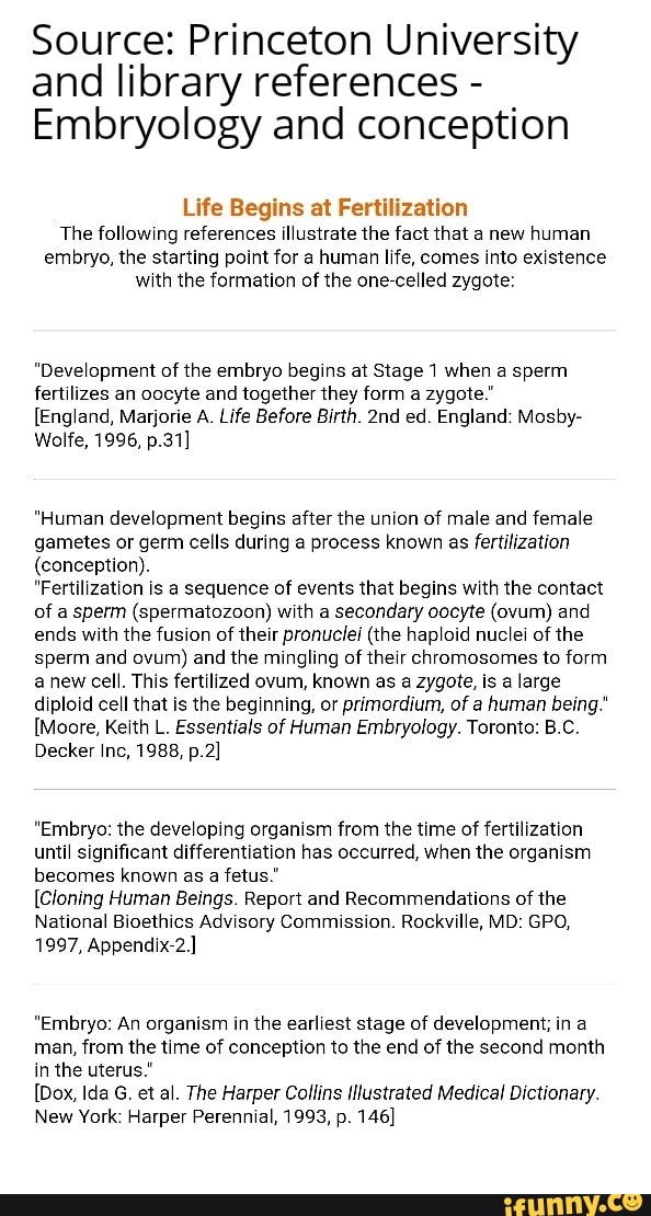 Source: Princeton University and library references - Embryology and ...