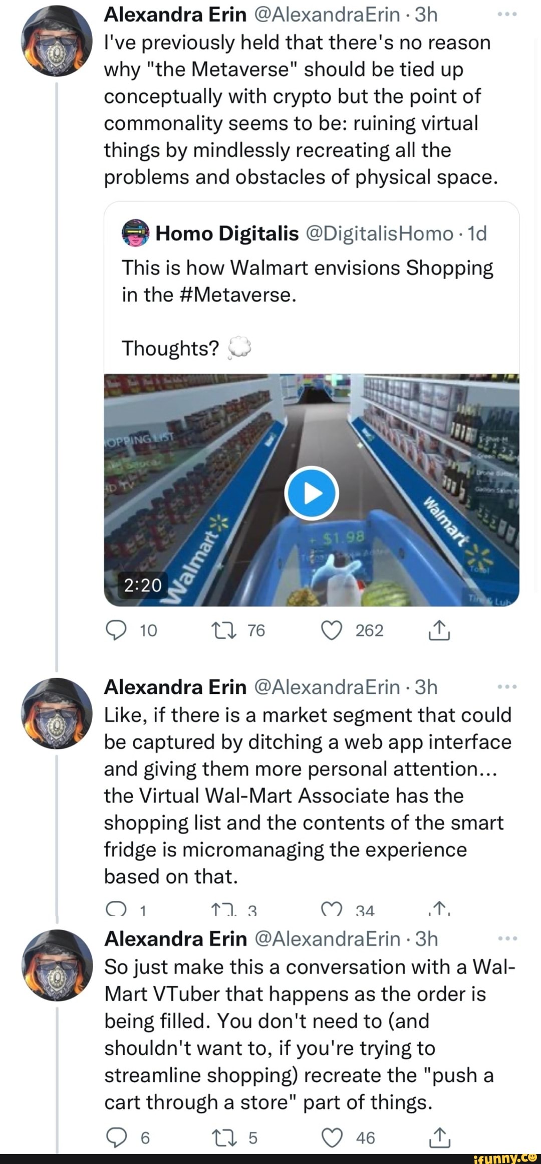 Alexandra Erin @AlexandraErin I've previously held that there's no ...