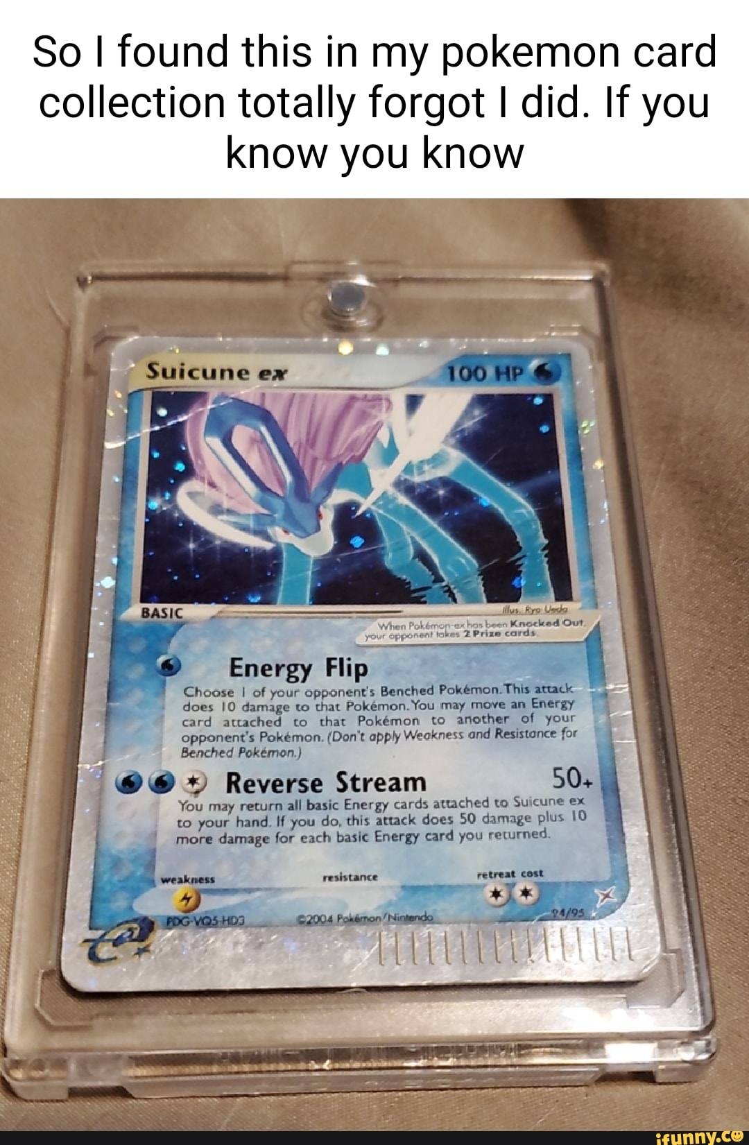 Suicune Card Ex