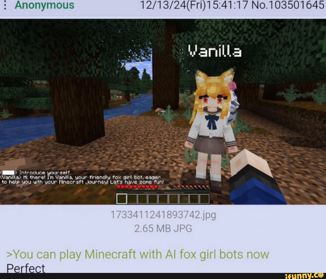 Anonymous "Manilla (E> Introd self Vanilla> there! In la your friendly ...