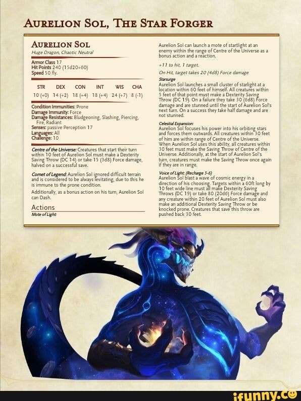 -AURELION SOL Huge Dragor, Chae Newtal 17 Speed 50 229 1562060) Speed ...