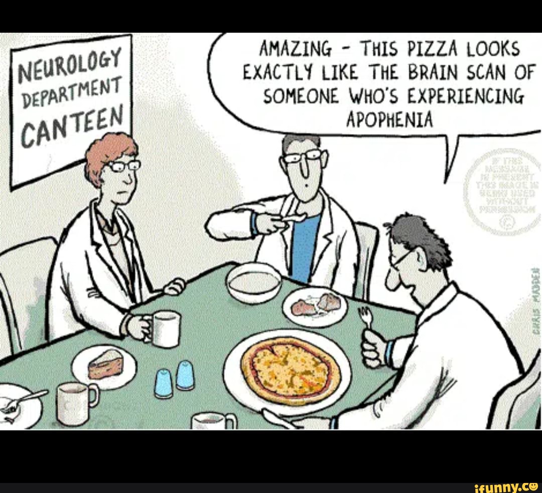 AMAZING - THIS PIZZA LOOKS EXACTLY LIKE THE BRAIN SCAN OF SOMEONE WHO'S ...