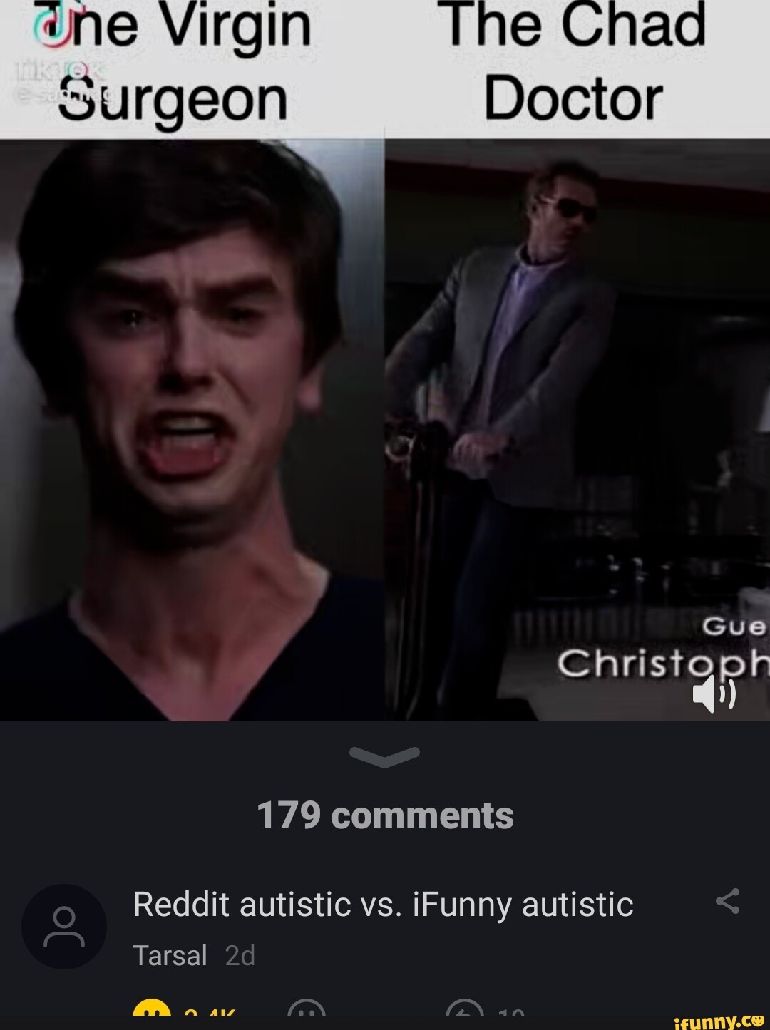 Une Virgin The Surgeon Doctor Gue Gnristopr 179 comments Reddit ...