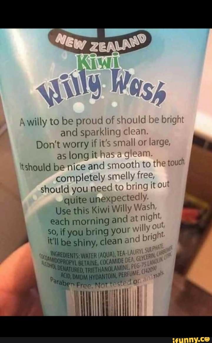 Awilly to be proud of should be bright é and sparkling clean. i Don't ...