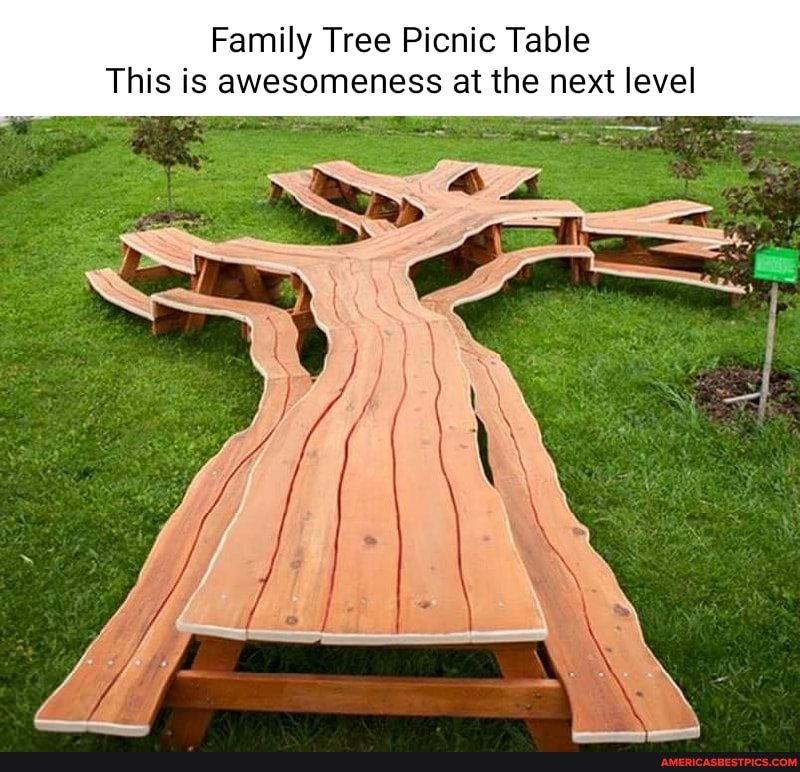 Family Tree Picnic Table This is awesomeness at the next level ...