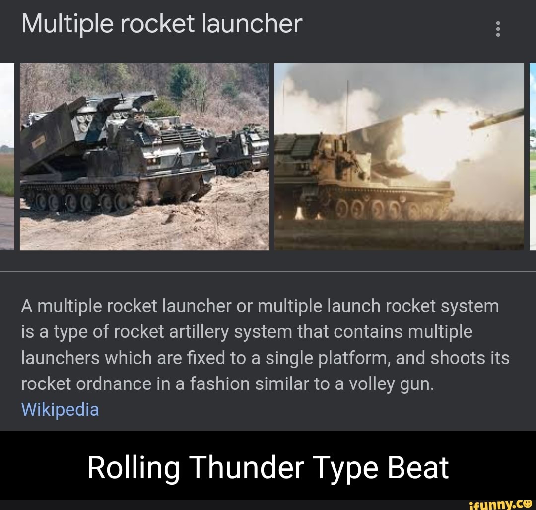 Multiple rocket launcher A multiple rocket launcher or multiple launch ...