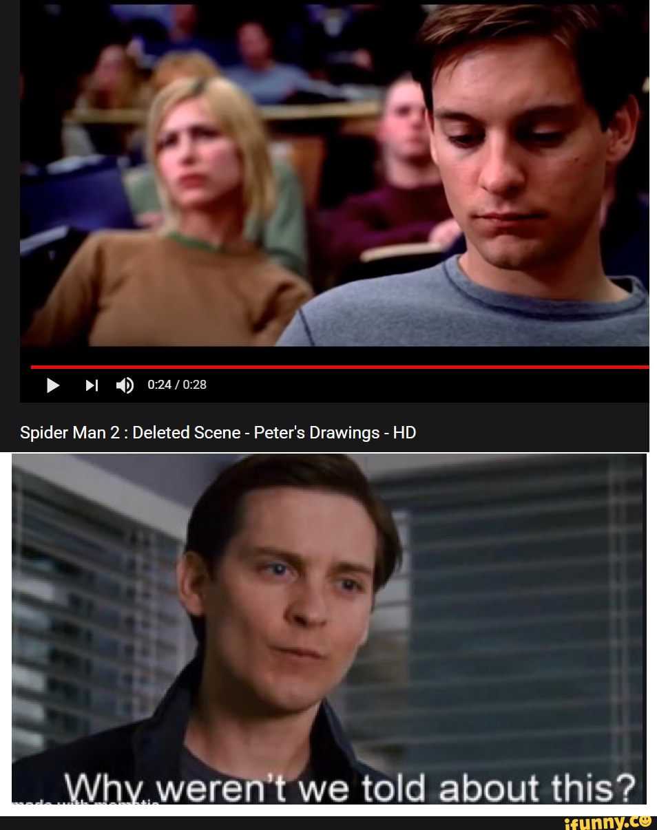 Pl Spider Man 2 : Deleted Scene - Peter's Drawings - HD aif ~ erent we ...