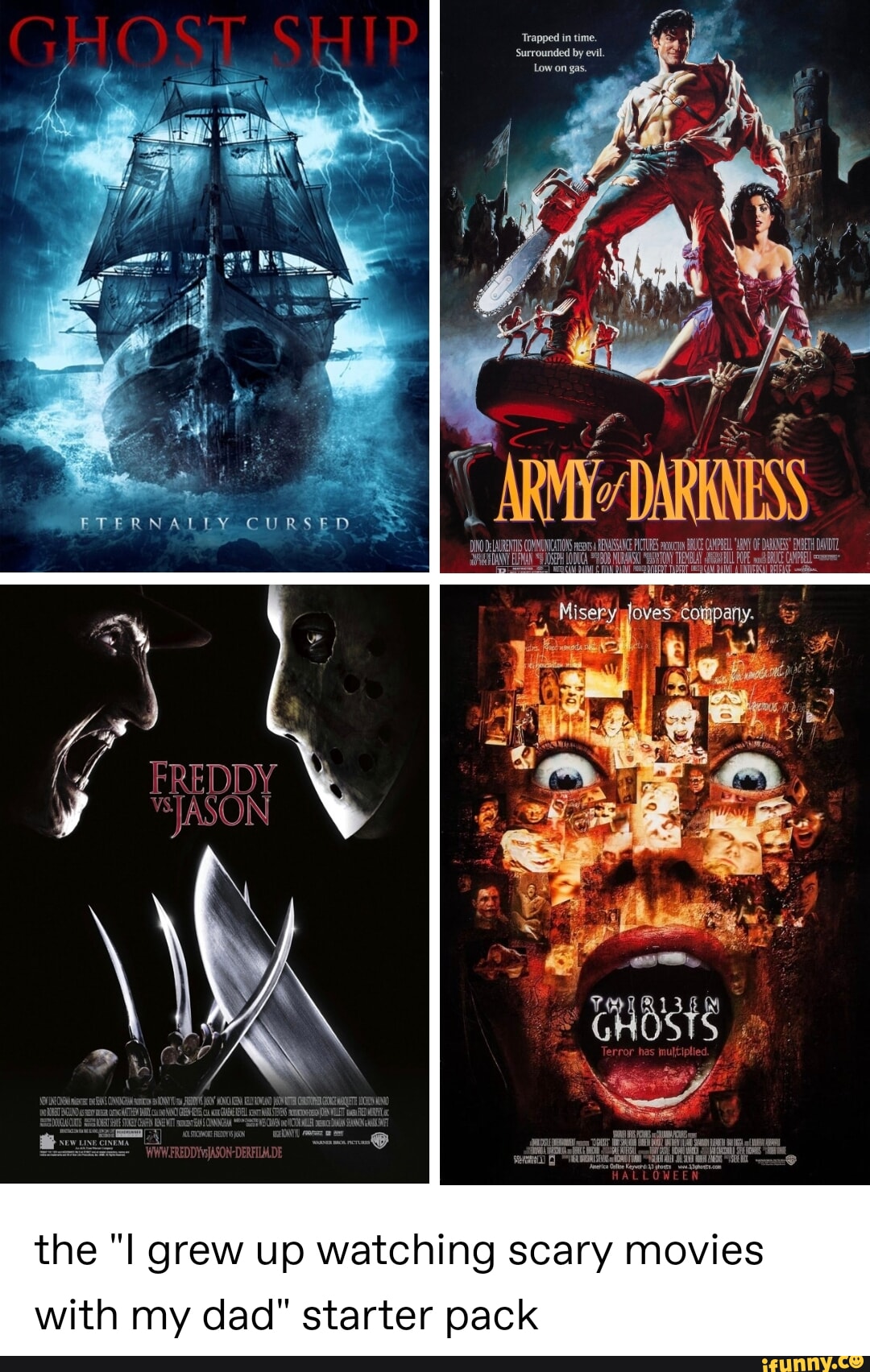 Surrounded by evil FREDDY GHOSTS the "I grew up watching scary movies ...