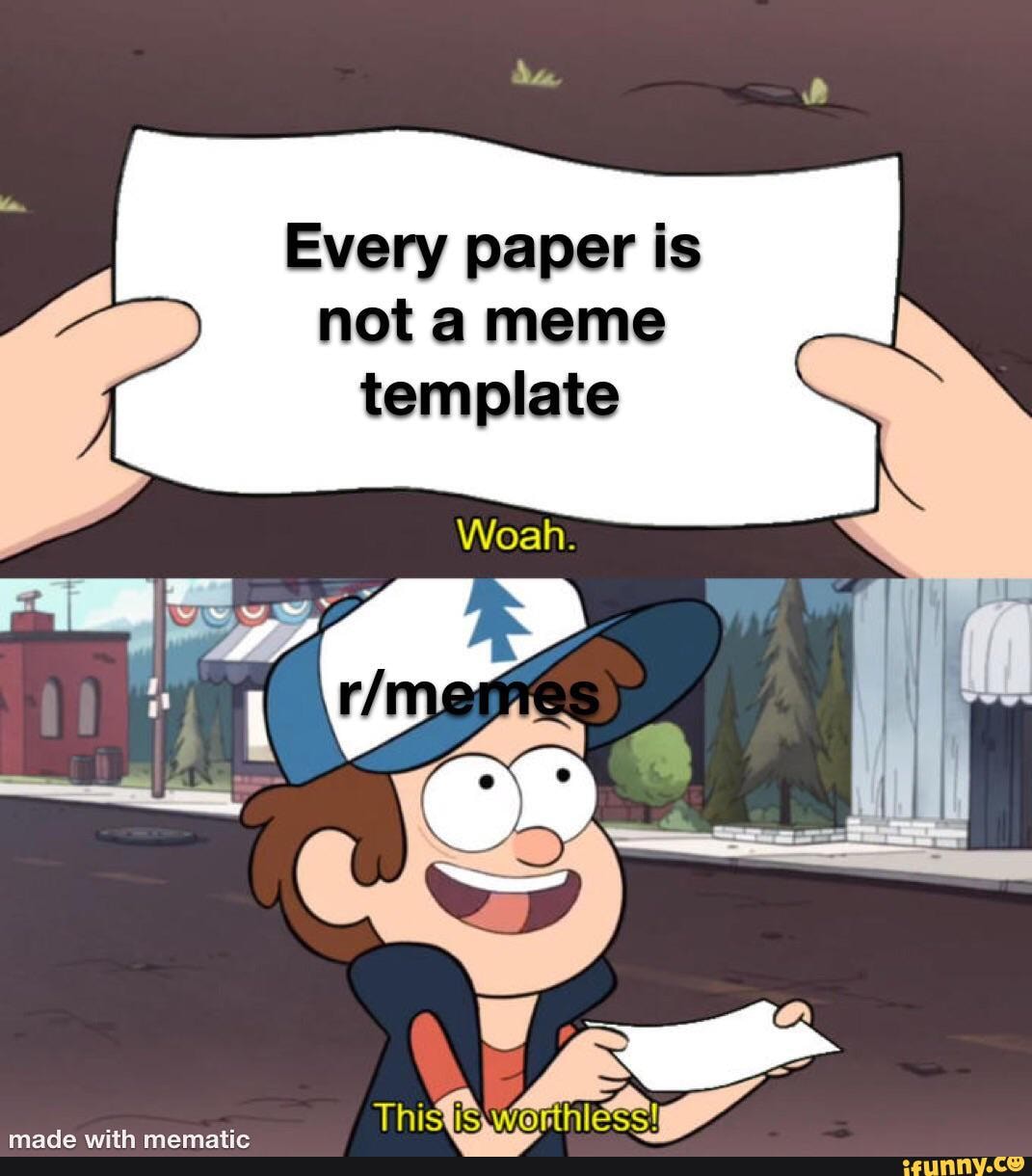 Every paper is not a meme template - iFunny
