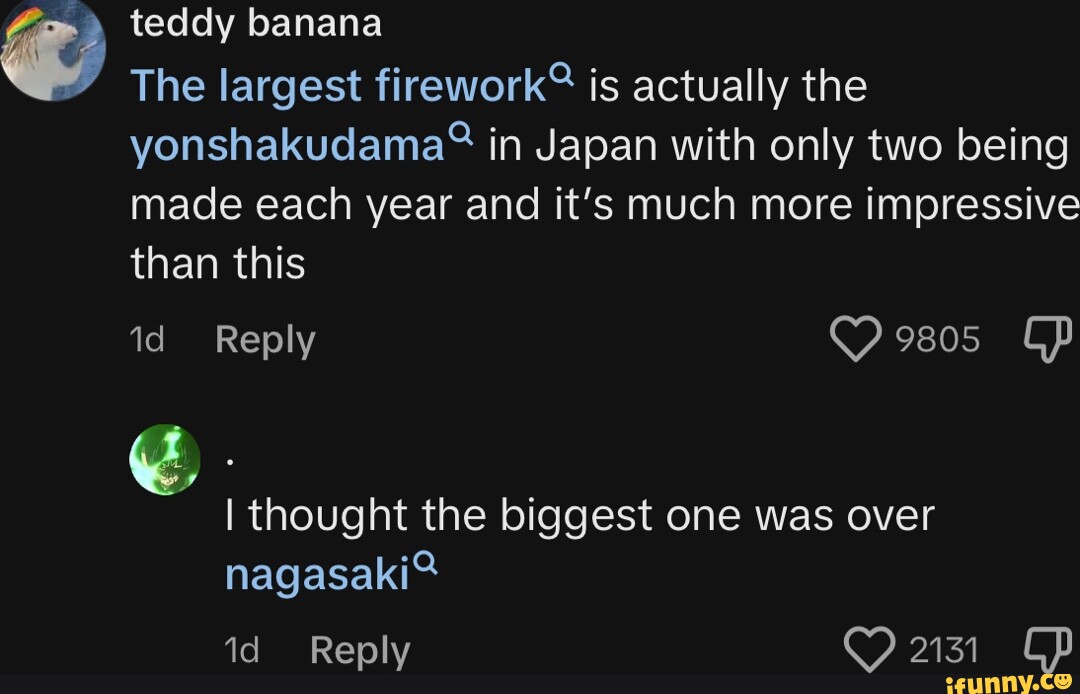 Teddy banana The largest is actually the yonshakudama?@ in Japan with ...