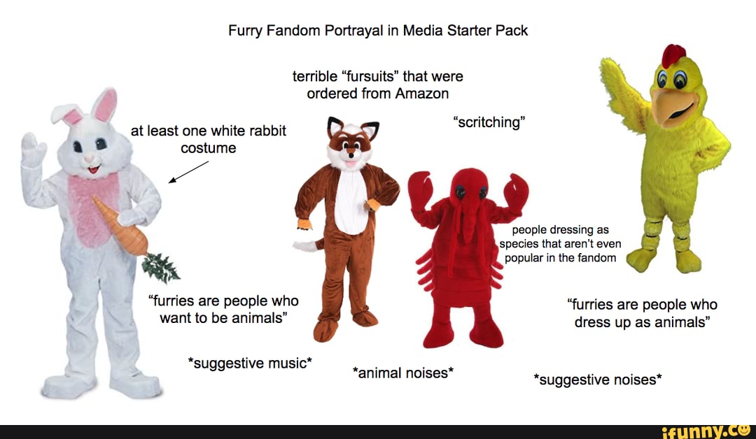 Furry Fandom Portrayal in Media Starter Pack terrible "fursuits" that ...