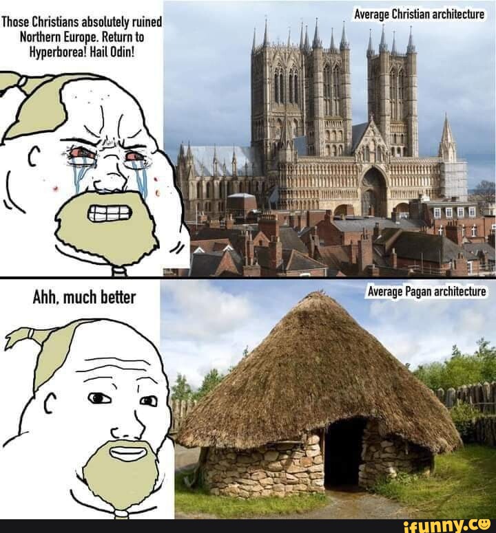 Those Christians absolutely ruined Average Cvistian architectire ...