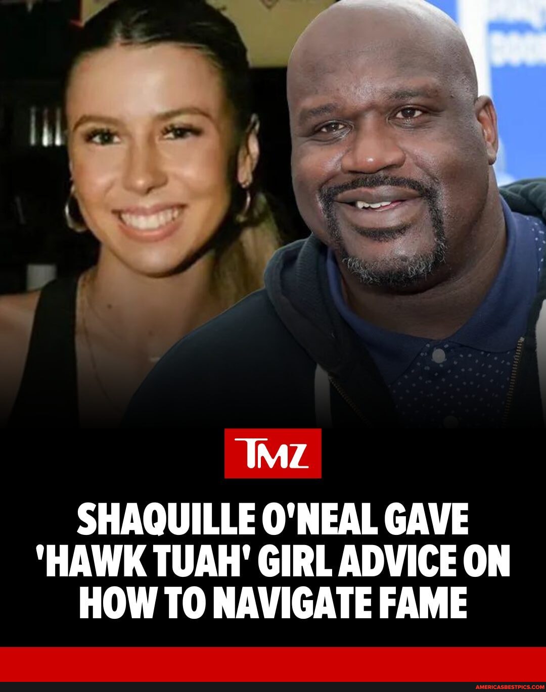 #Shaq is giving the #HawkTuah girl some sage advice -- how to navigate ...