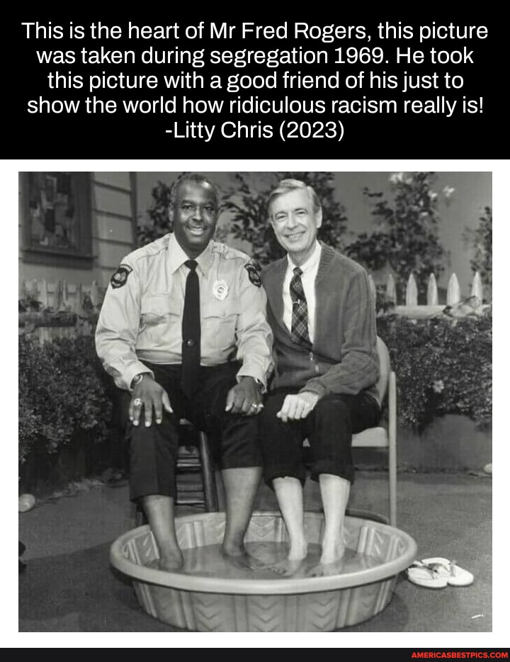 This is the heart of Mr Fred Rogers, this picture was taken during ...