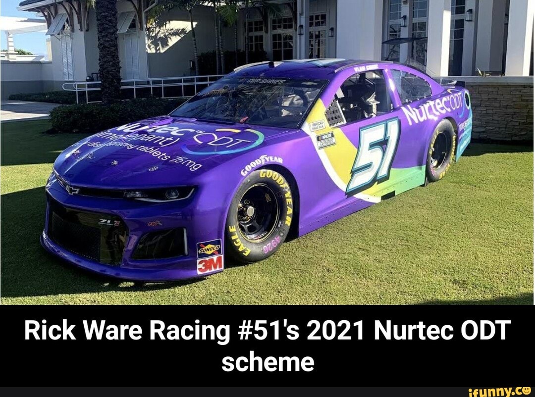 Rick Ware Racing #51's 2021 Nurtec ODT scheme - Rick Ware Racing #51's ...