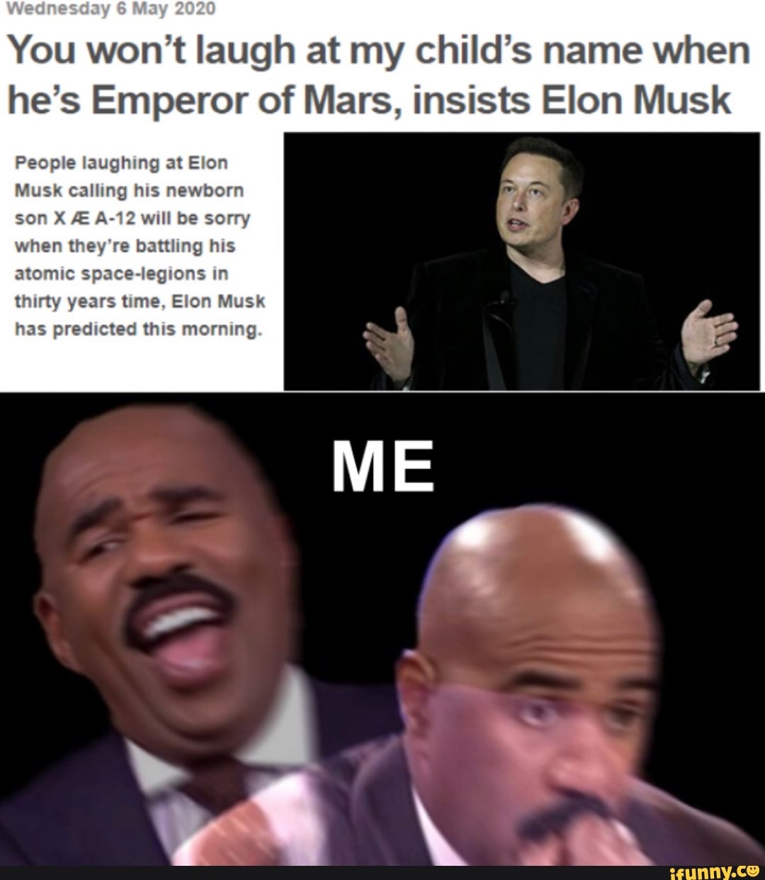 You won't laugh at my child's name when he's Emperor of Mars, insists ...
