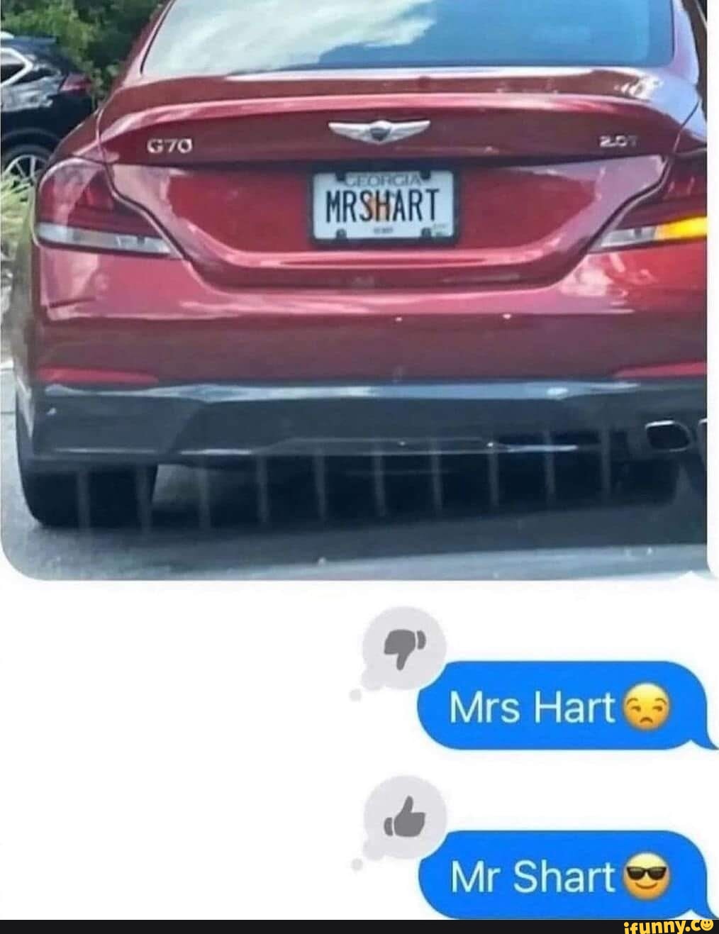 Mrs Hart Mr Shart - iFunny