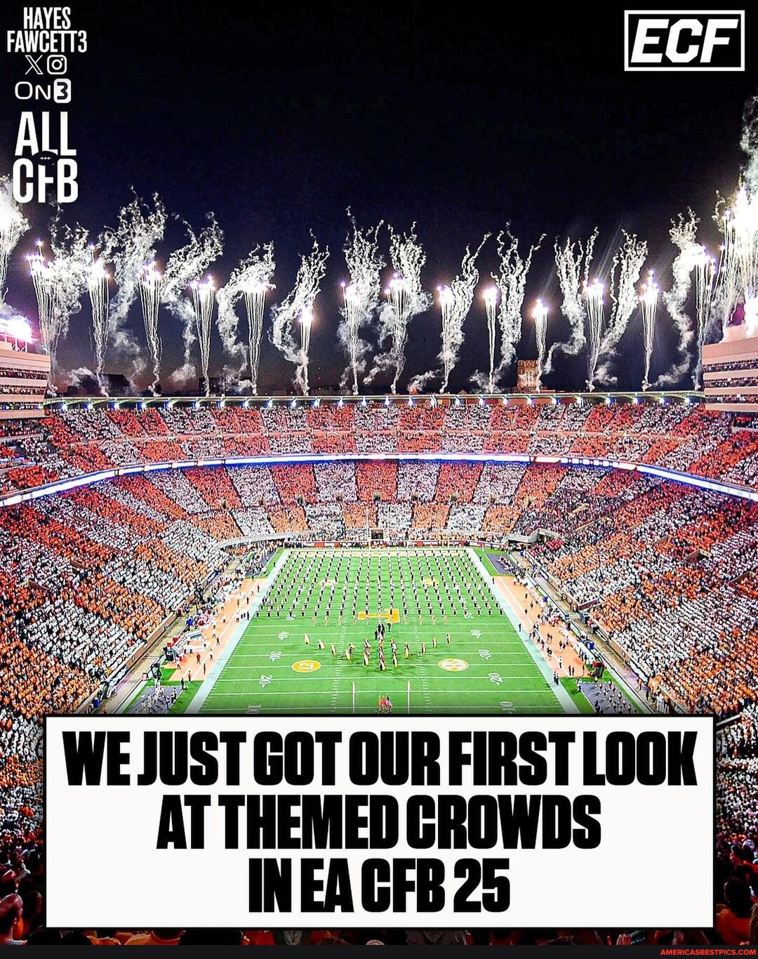 Our first look at EA CFB Themed Crowds Whatre your thoughts - WEJUST ...