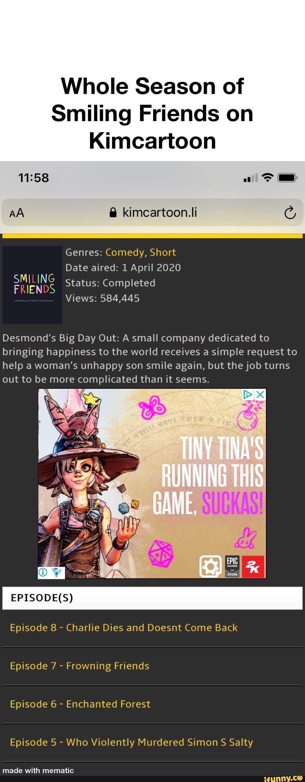 Whole Season of Smiling Friends on Kimcartoon kimcartoon.li Genres ...