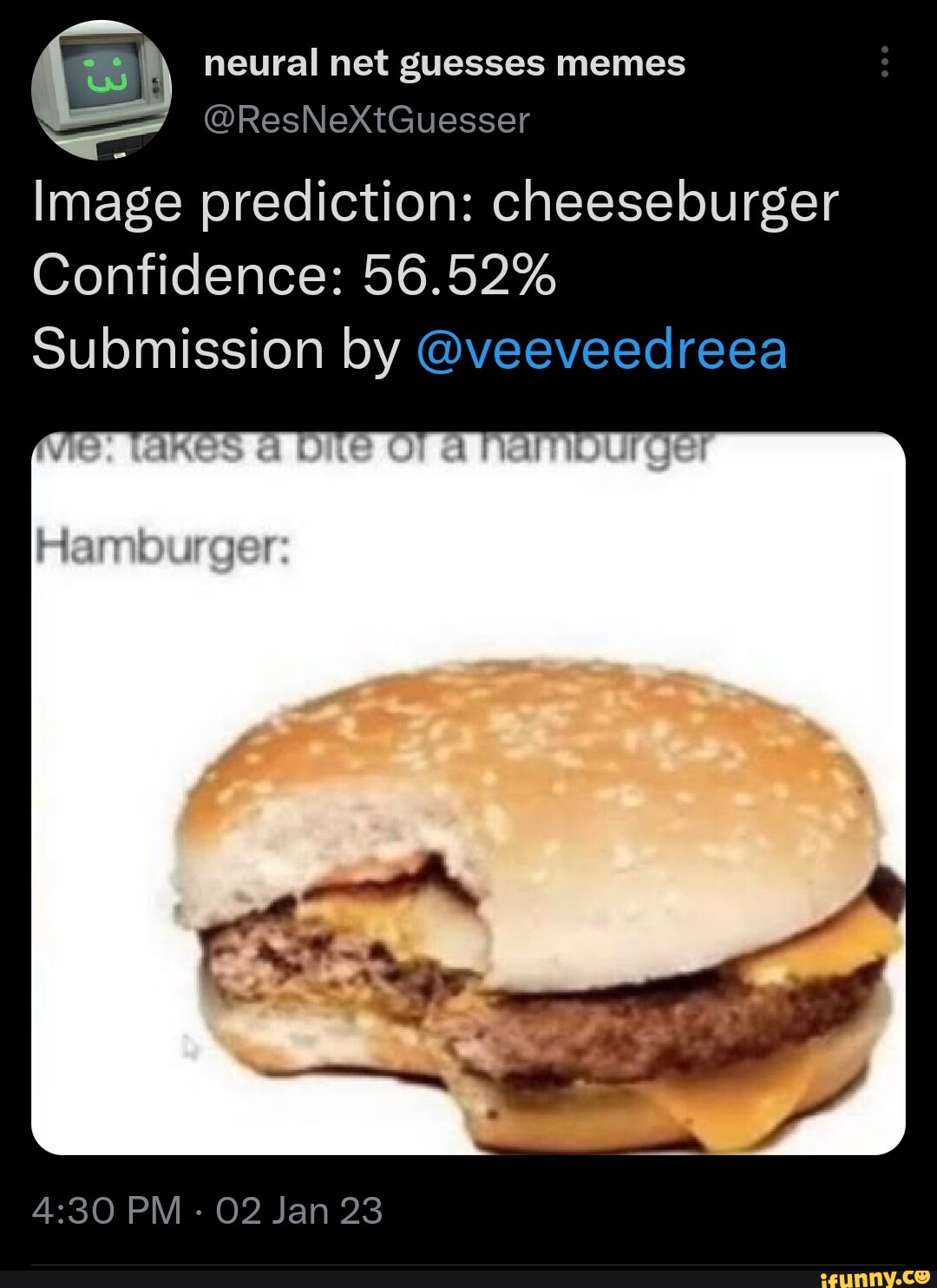 Neural net guesses memes @ResNexXtGuesser Image prediction ...