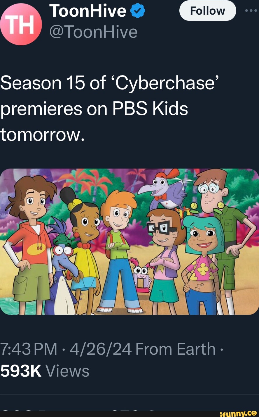 ToonHivee@ TH @ToonHive Season 15 of 'Cyberchase' premieres on PBS Kids ...