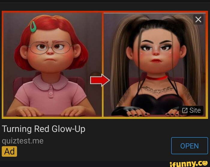 Turning_red memes. Best Collection of funny Turning_red pictures on iFunny