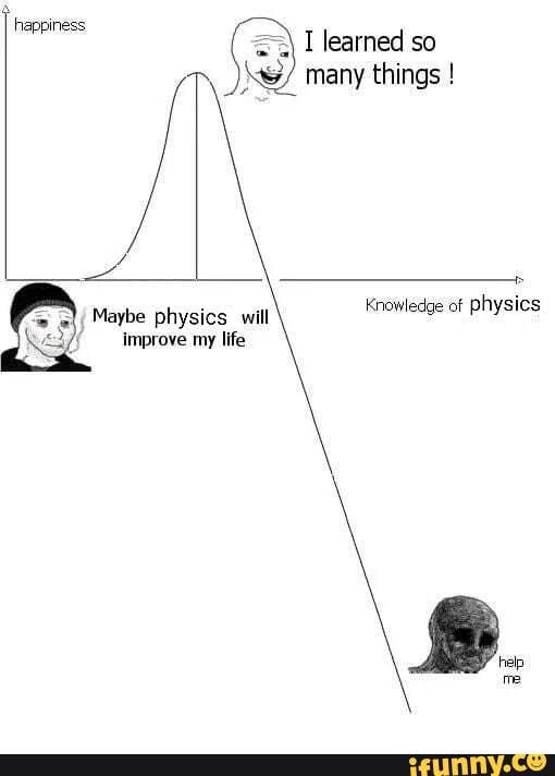 Happiness: I learned so many things ! Maybe physics _will Knowledge of ...