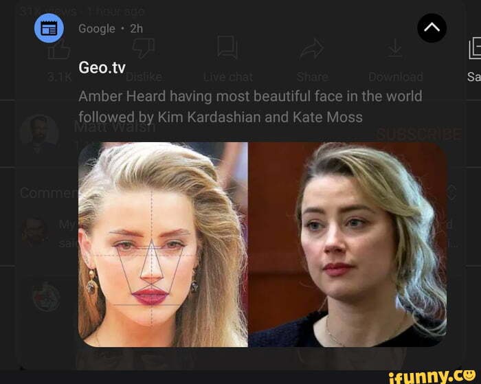 Google Geo.tv Amber Heard having most beautiful face in the world ...