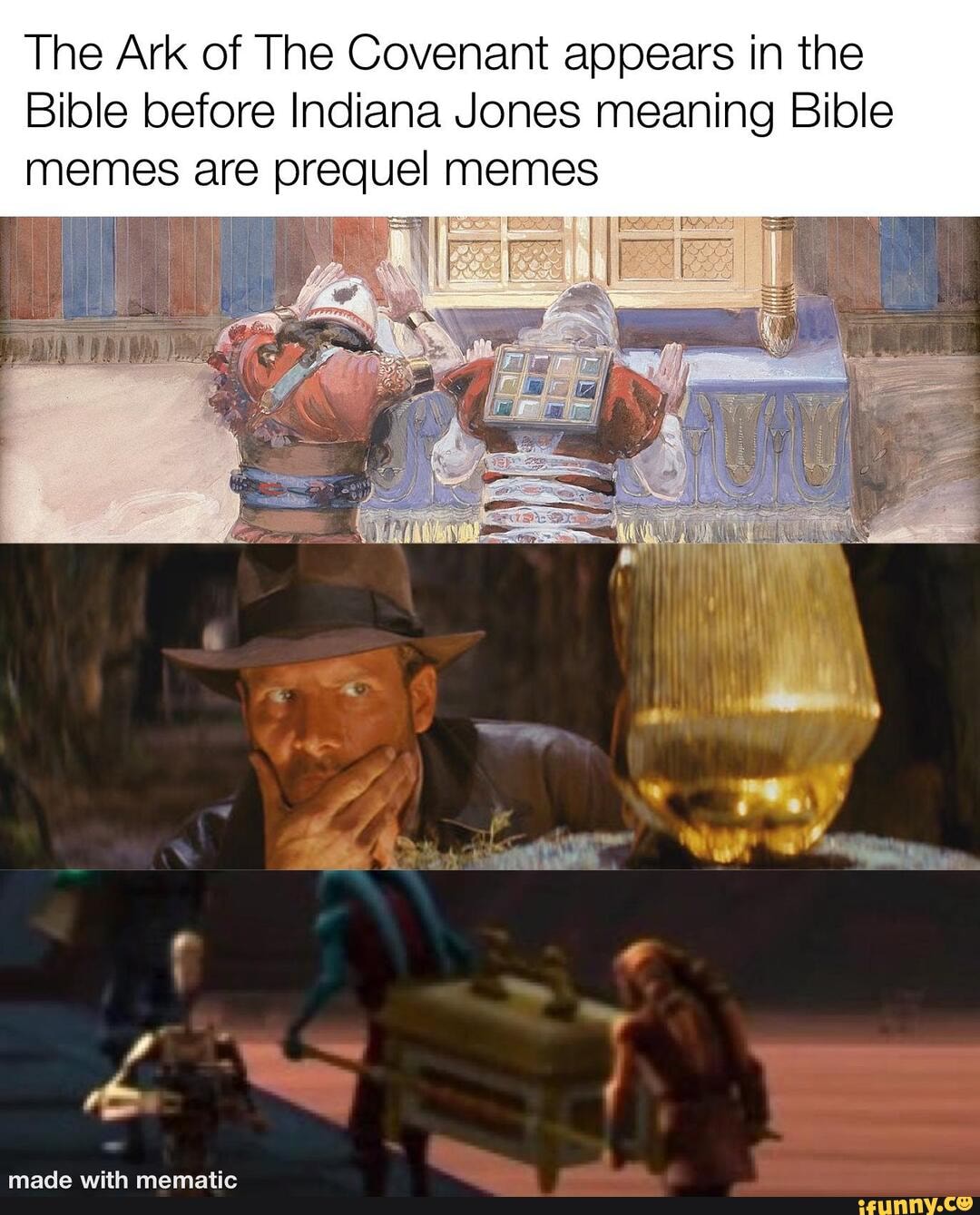 The Ark of The Covenant appears in the Bible before Indiana Jones ...