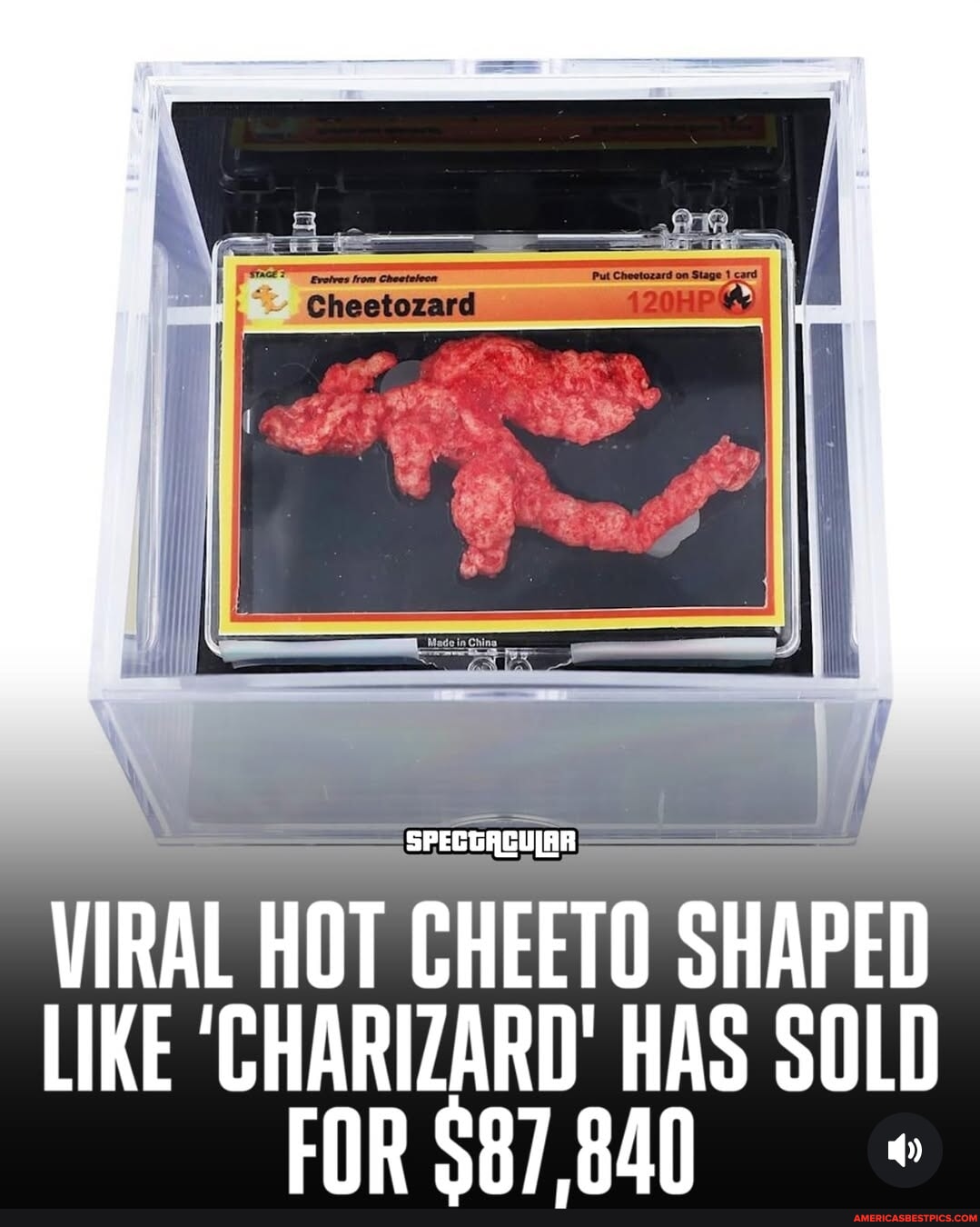 VIRAL HOT CHEETO SHAPED LIKE CHARIZARD' HAS SOLD FOR S87.840 - America ...