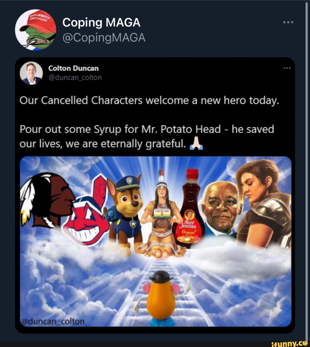 Coping MAGA @CopingMAGA Colten Duncan @duncan colton Our Cancelled ...