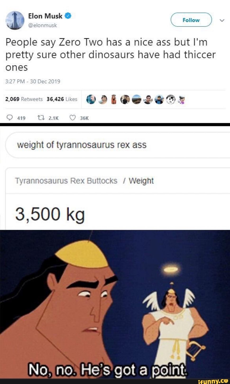 People say Zero Two has a nice ass but I'm pretty sure other dinosaurs ...