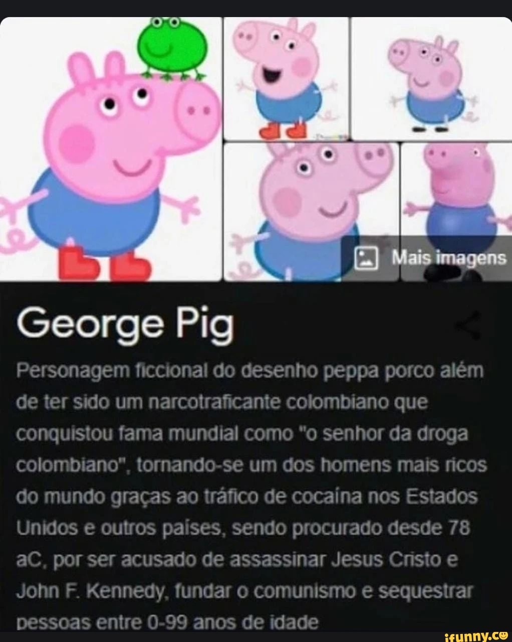 Aig impgens George Pig Personagem ficcional do desenho peppa Co alêm de ...