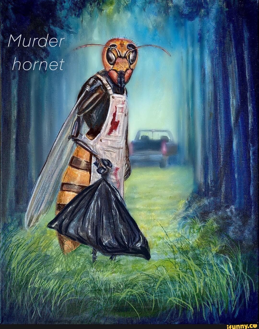 Art by Travis Chapman - Murder hornet - iFunny