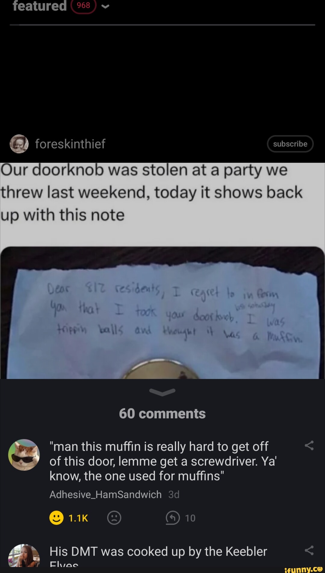 Doorknob memes. Best Collection of funny Doorknob pictures on iFunny